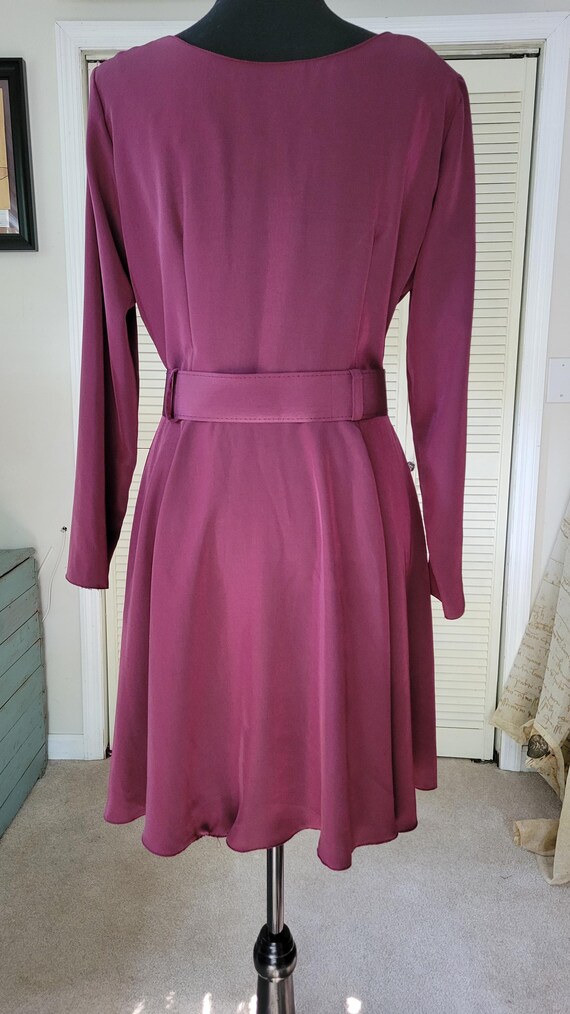 Retro 1980's button front dress with belt - Gem