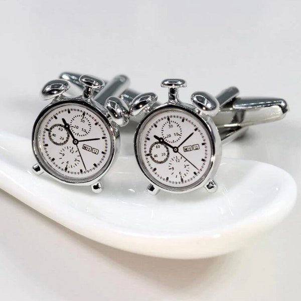 Clock Cufflinks - Etsy