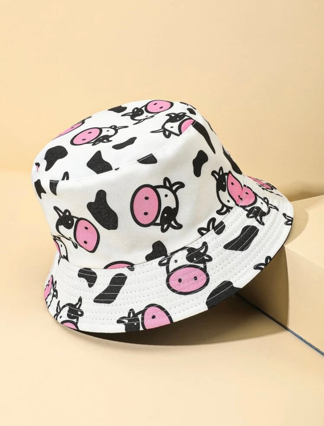 Cow Bucket Cotton Style Bucket Hats Custom Bucket Hats BTS Bucket Hat ...
