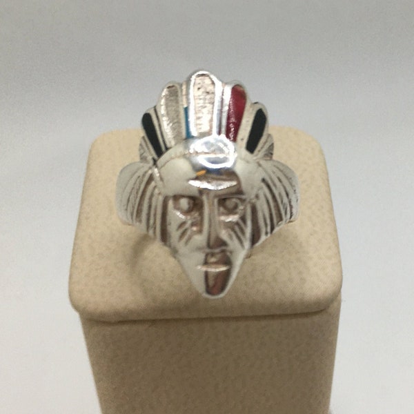 Indian Head Ring - Etsy