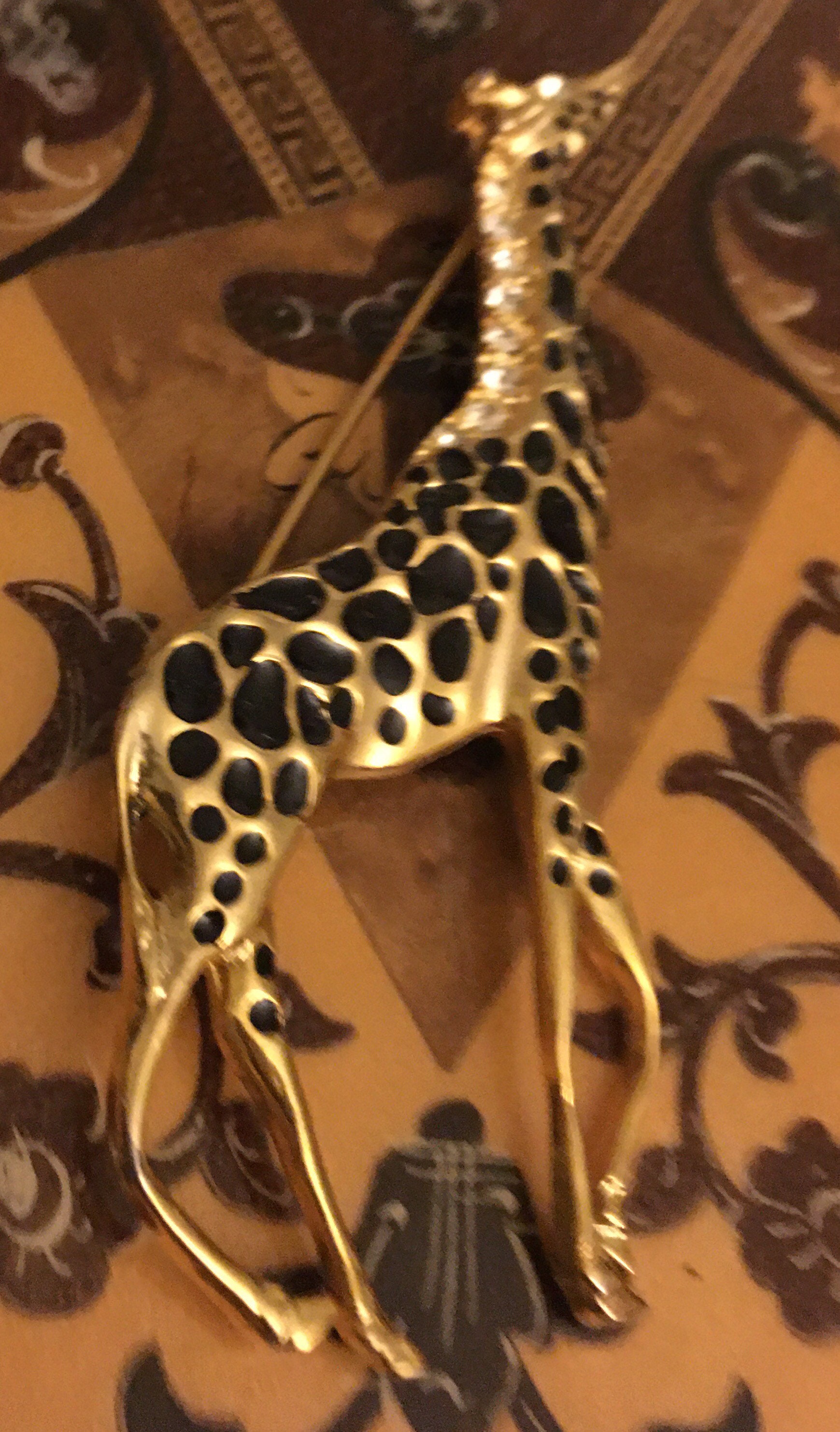 Giraffe Custom Jewelry Brooch - Etsy
