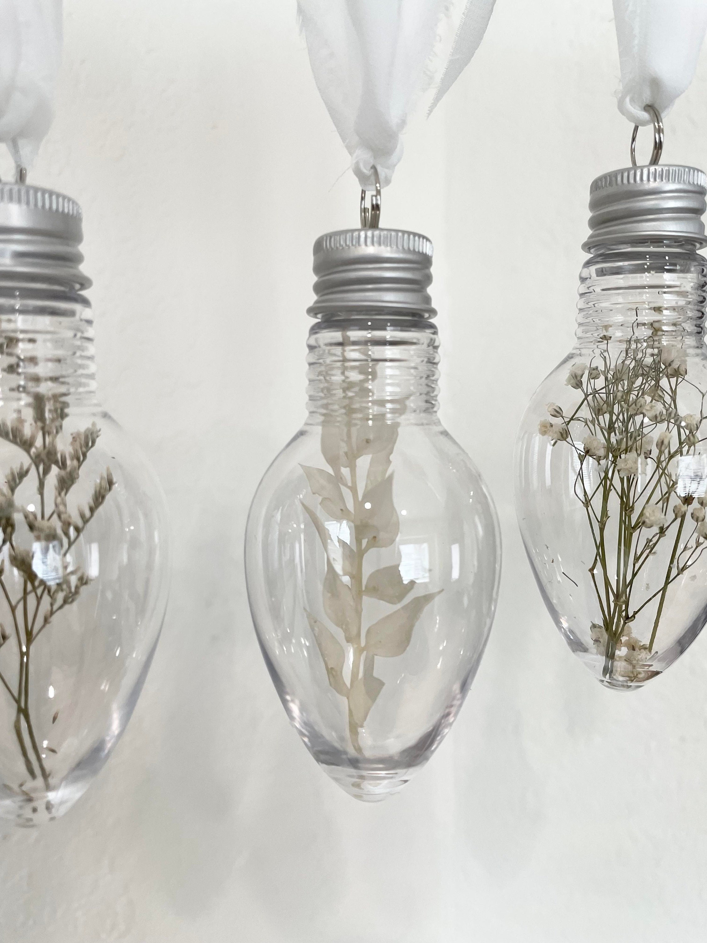 Dried Flower Ornaments, Boho, Christmas Ornament, Dried Flowers in ...