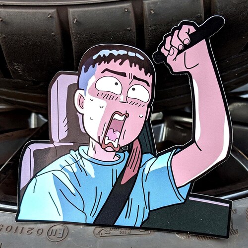 Initial D Itsuki Takeuchi Peeker Sticker - Etsy