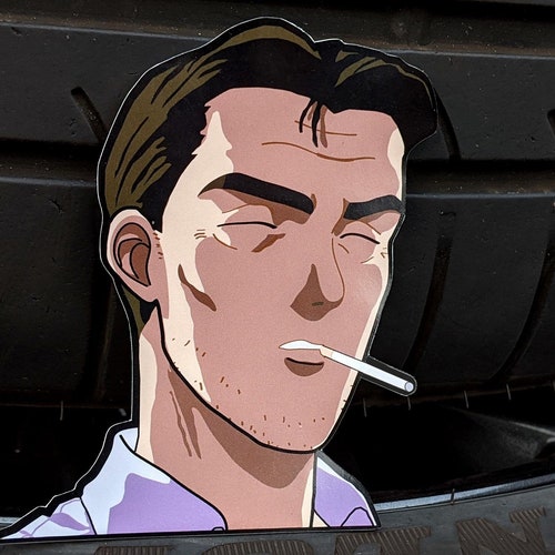 Initial D Itsuki Takeuchi Peeker Sticker - Etsy