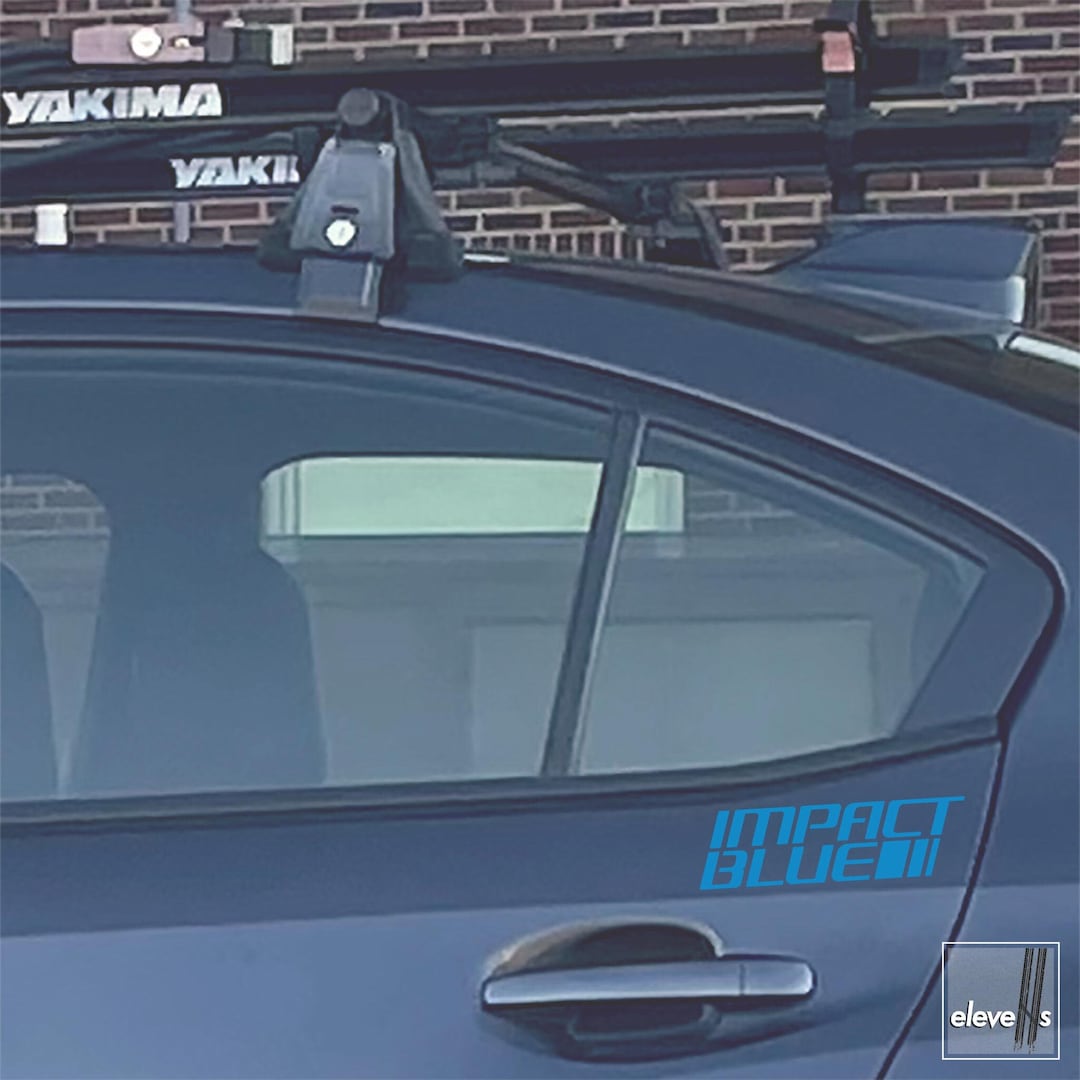 Initial D – Impact Blue Team Decal – Part of the Initial D Collection ...