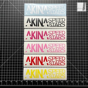 Initial D – Akina Speedstars Team Decal, Anime Version – Part of the ...