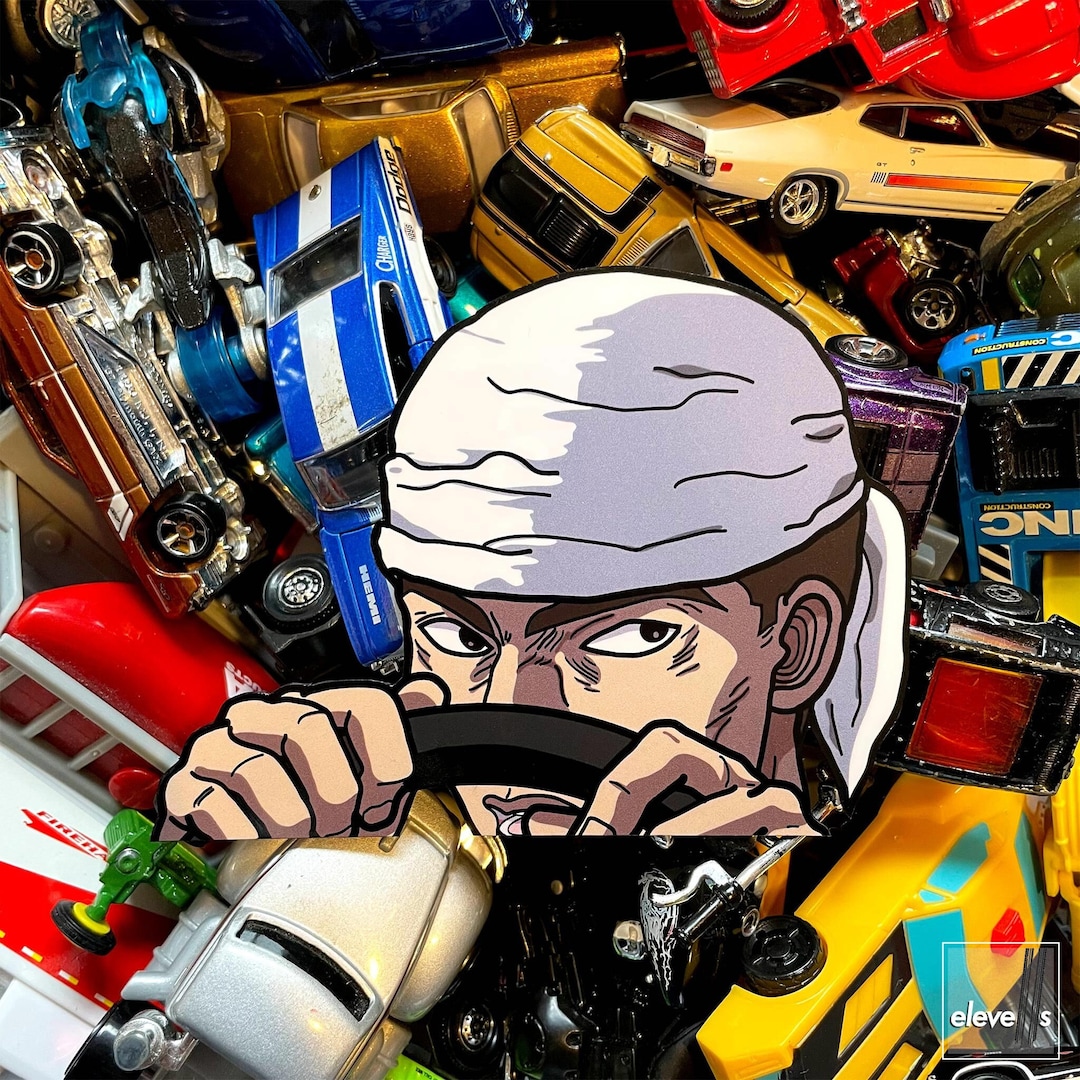 Initial D – Kyoichi Sudo Peeker Sticker - Emperor – Part of the INITIAL ...