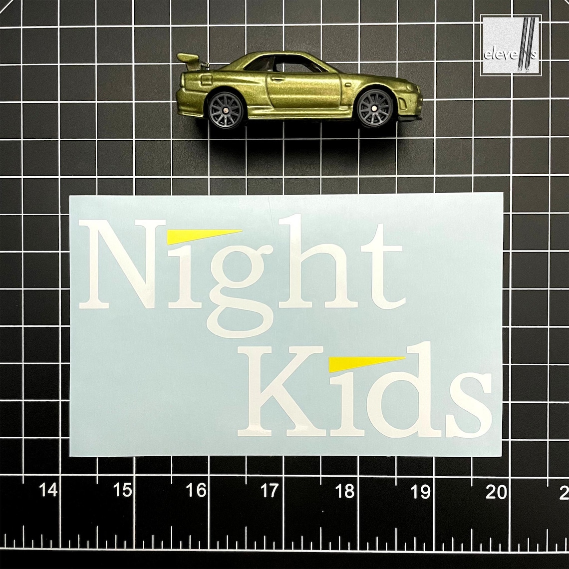Initial D – Myogi Nightkids Team Decal – Part of the Initial D ...