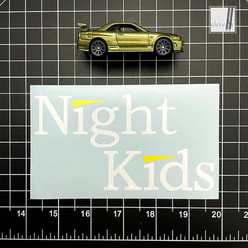 Initial D Myogi Nightkids Team Decal Part of the Initial D - Etsy