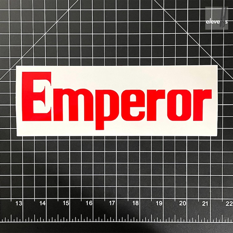 Initial D Emperor Team Decal Part of the Initial D | Etsy