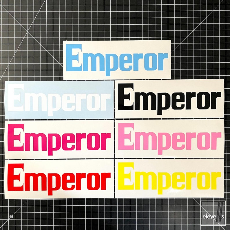 Initial D Emperor Team Decal Part of the Initial D | Etsy