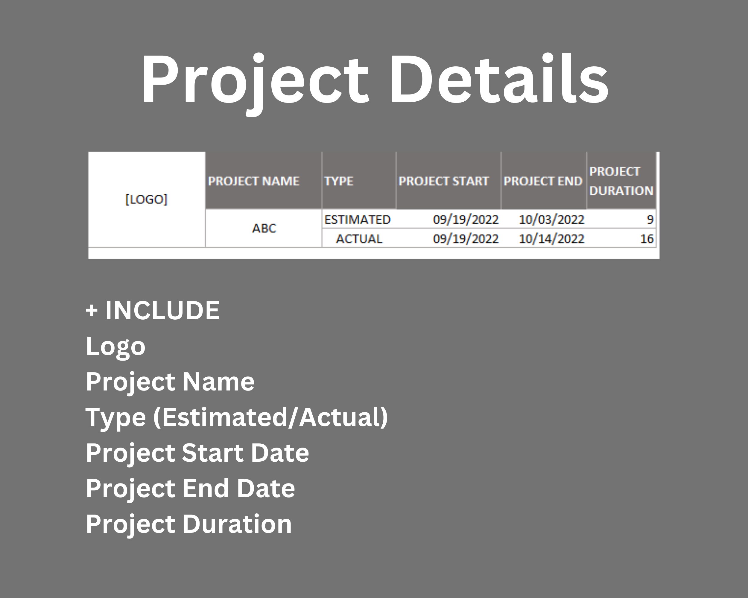Gantt Chart Maker Excel Template With Task Tracking, Custom Holidays & Dependencies - Etsy