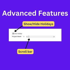 Gantt Chart Maker Excel Template With Task Progress, Custom Holidays & Dependent Tasks - Etsy
