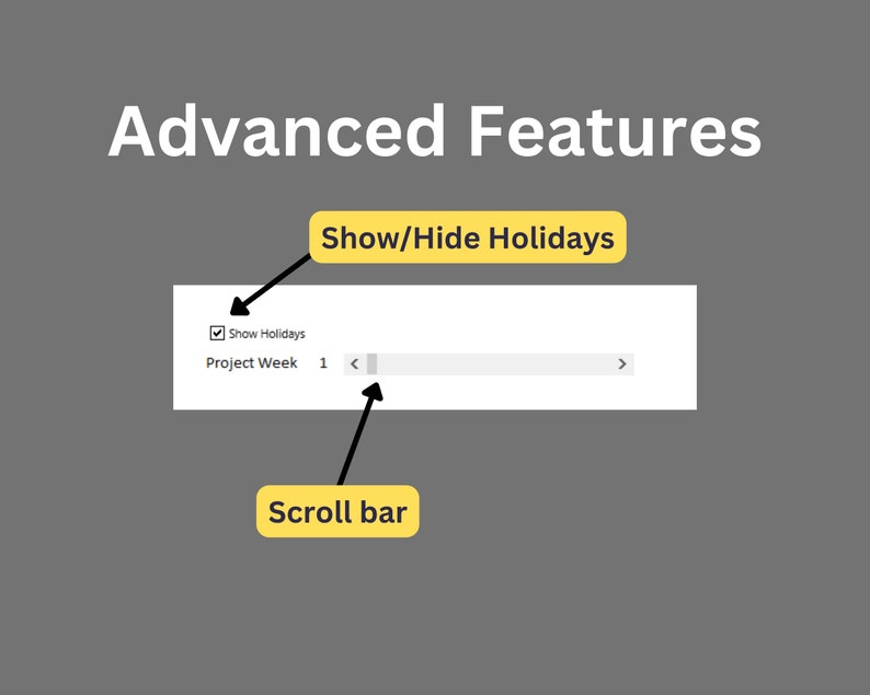 Gantt Chart Maker Excel Template With Task Tracking, Custom Holidays & Dependencies - Etsy