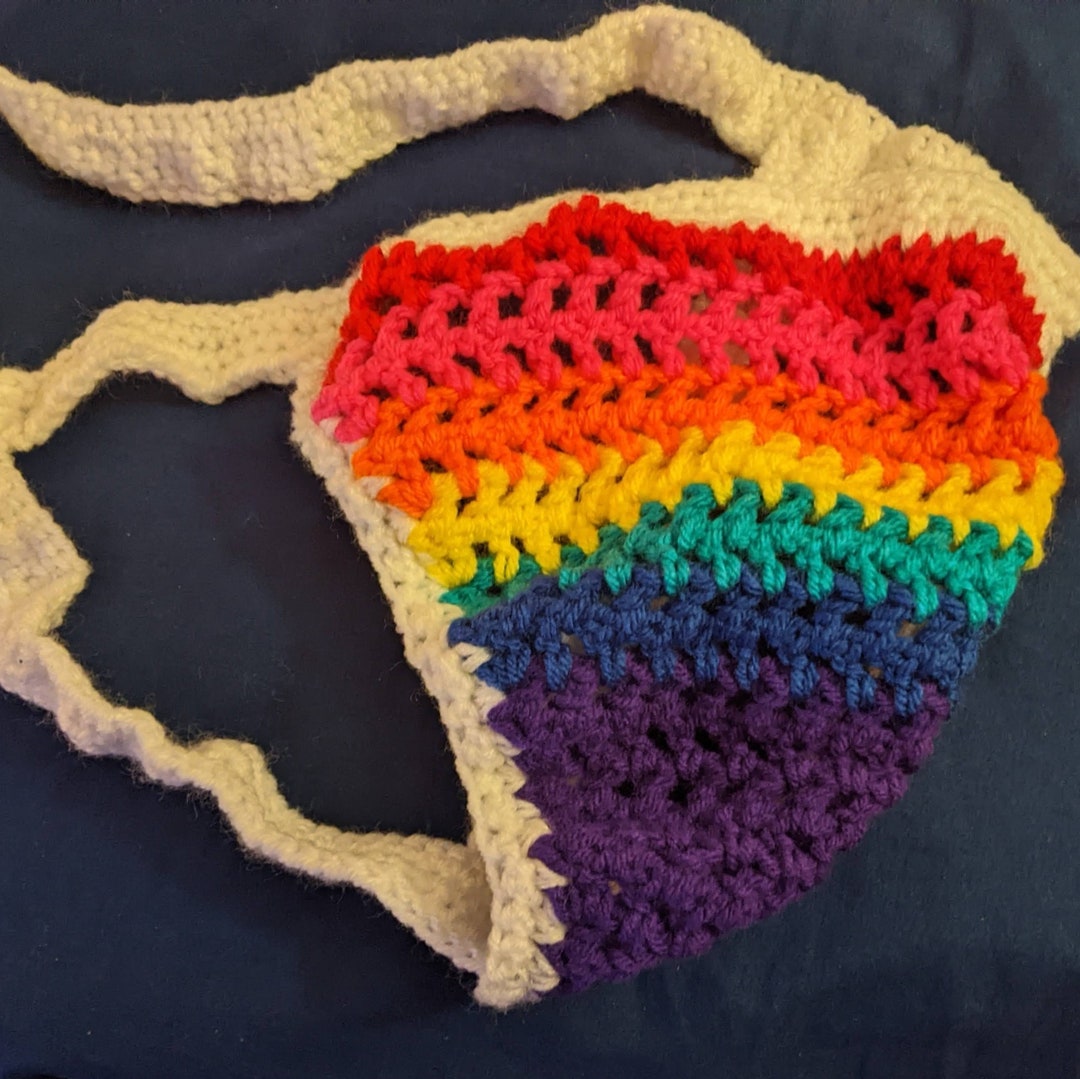 Rainbow Pride Crochet Jockstrap - Etsy