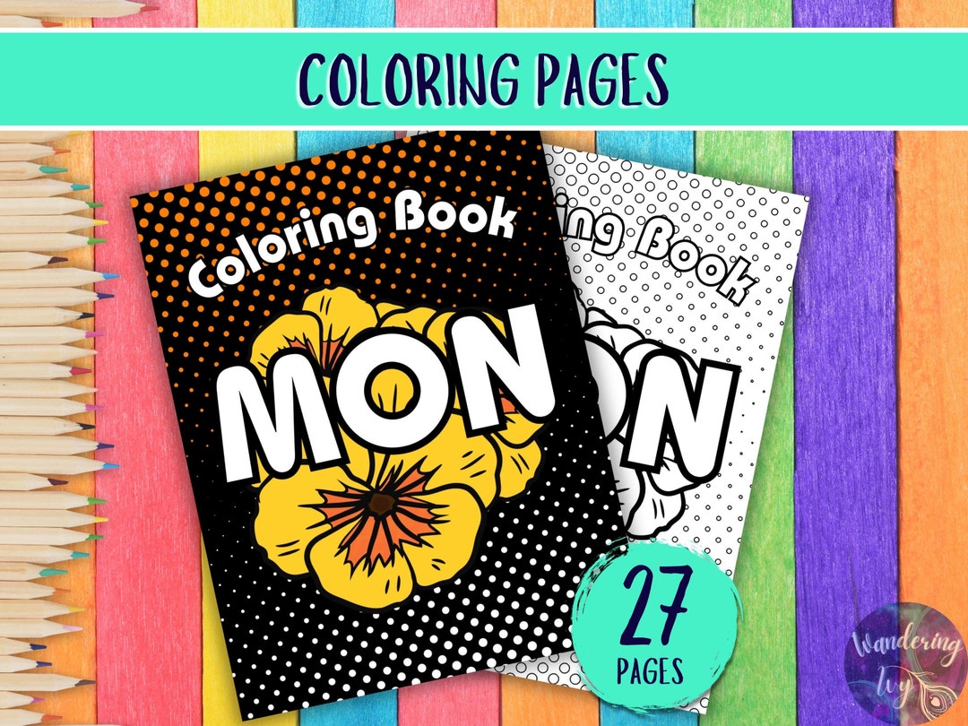 Hanson Fan Coloring Book – Instant Download - 27 Printable Pages ...