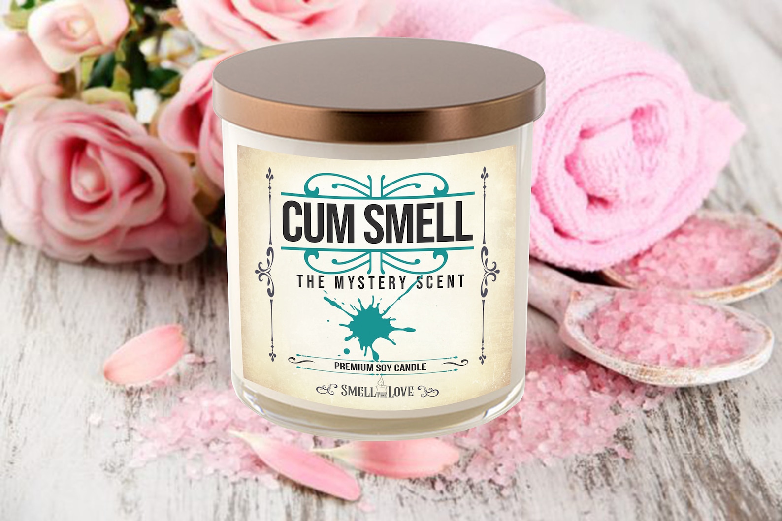Smell the Love Cum Smell choose Your Scent Soy Candle for Romantic Gift ...