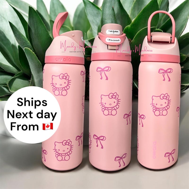 Hello Kittu Owala - Etsy