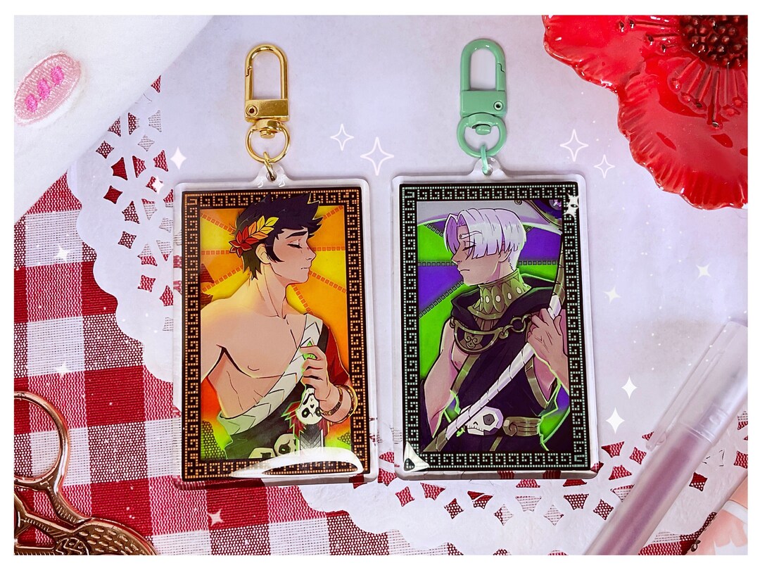 Zagreus & Thanatos Acrylic Charms | Hades Game Merch | Zagthan, Thanzag ...