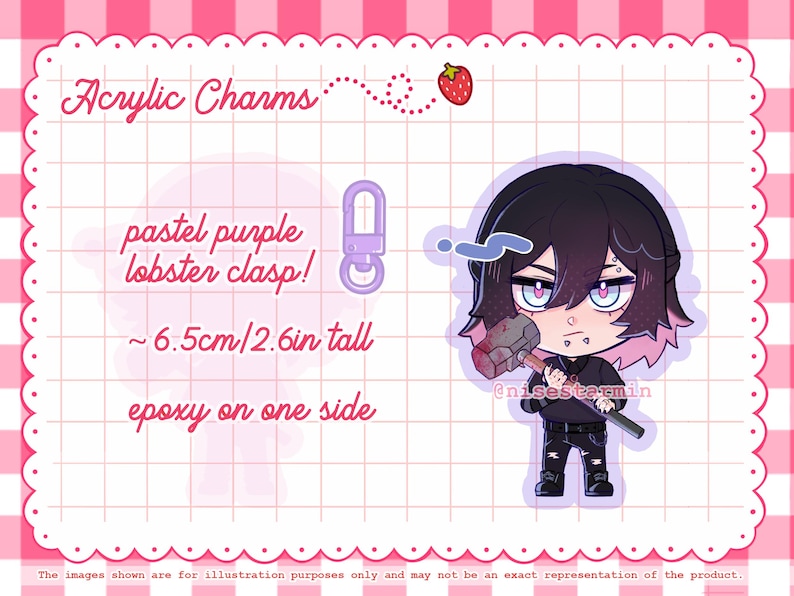 Chaveiros e estandes de acrílico Ren & [Redacted] - 14 Days With You VN ...