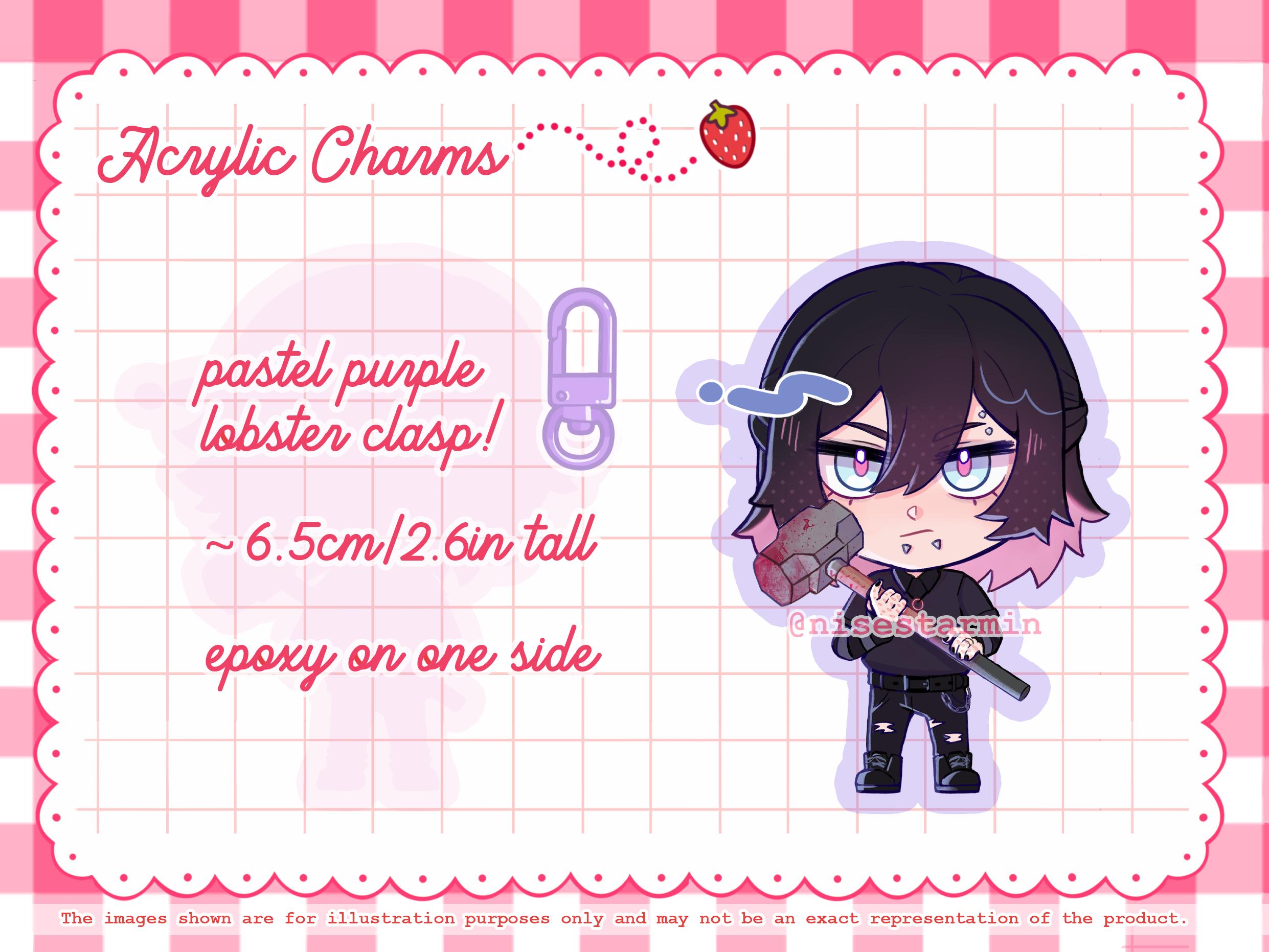 Acrylic Keychains and Standees Ren & [redacted] - 14 Days With You VN ...