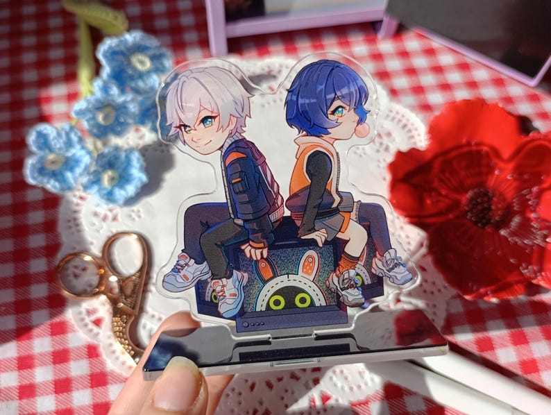 Belle and Wise Acrylic Standee | ZZZ Proxy Zenless Zone Zero Stand ...