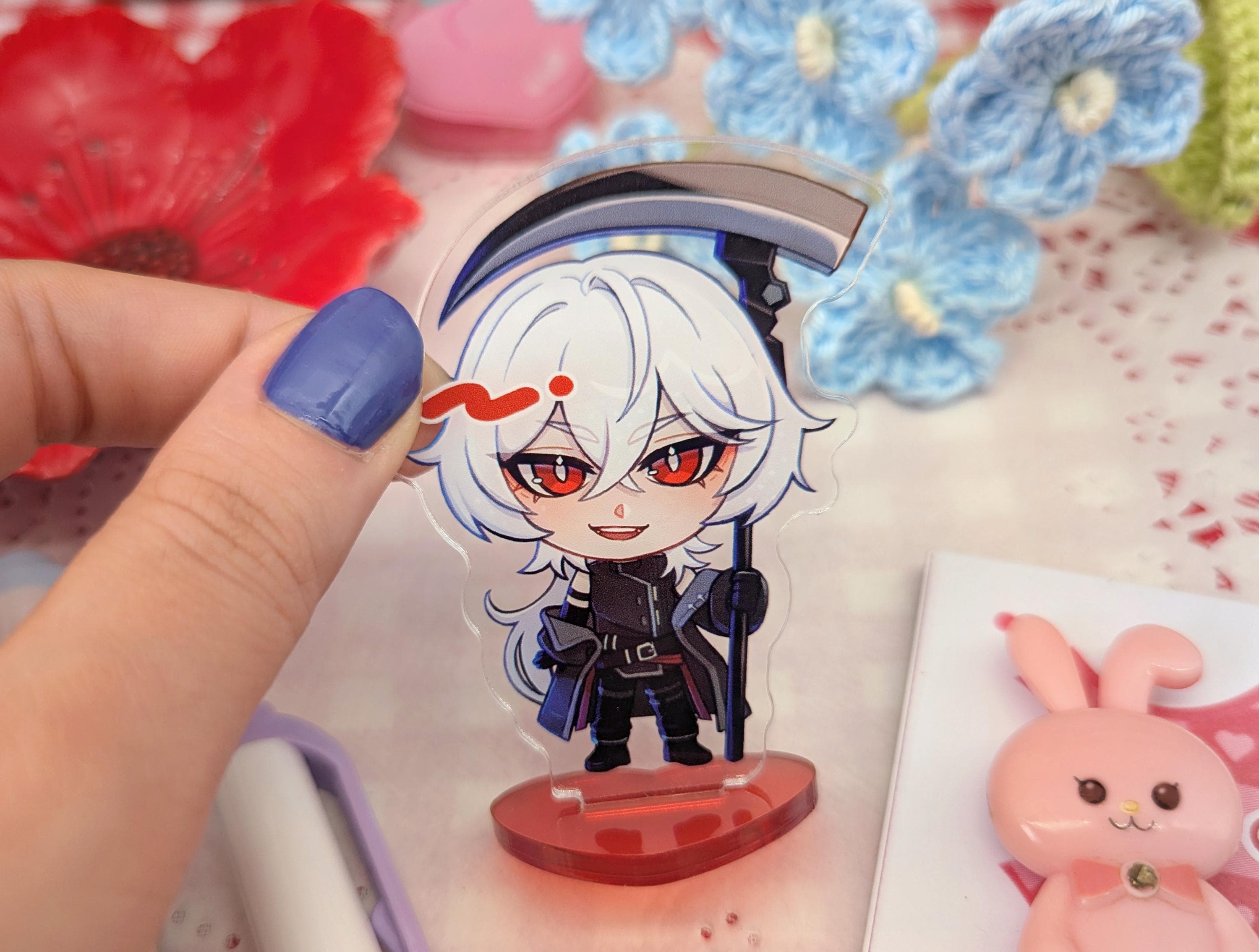 Acrylic Keychain & Standee Grim - A Date With Death | Grimmy / Casper ...