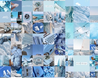 Blue Beach Wall Collage - Etsy