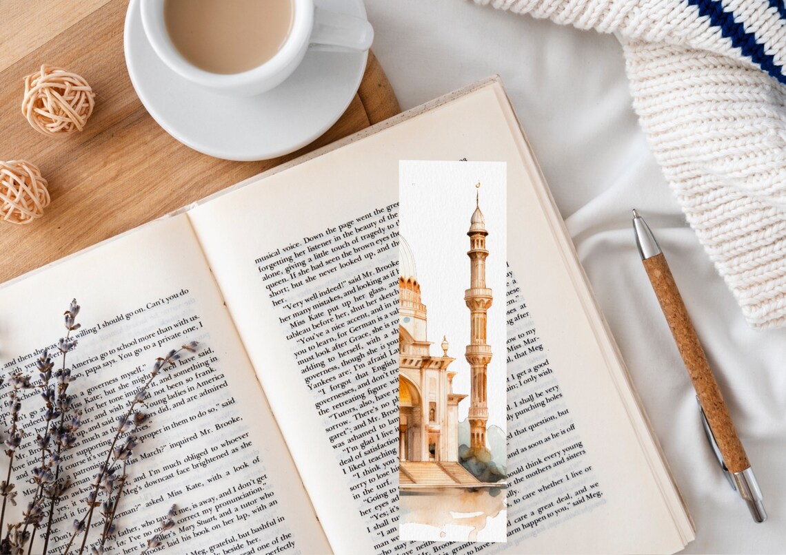 Islamic Bookmark Muslim Bookmark Quran Bookmark Mosque Bookmark Arabic ...