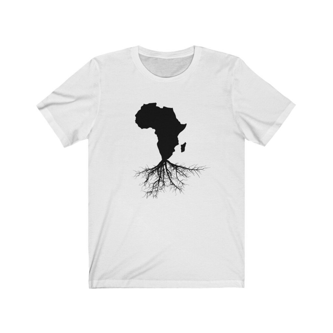 African Roots Tee, Africa Map T Shirt, African T Shirt, Property of ...