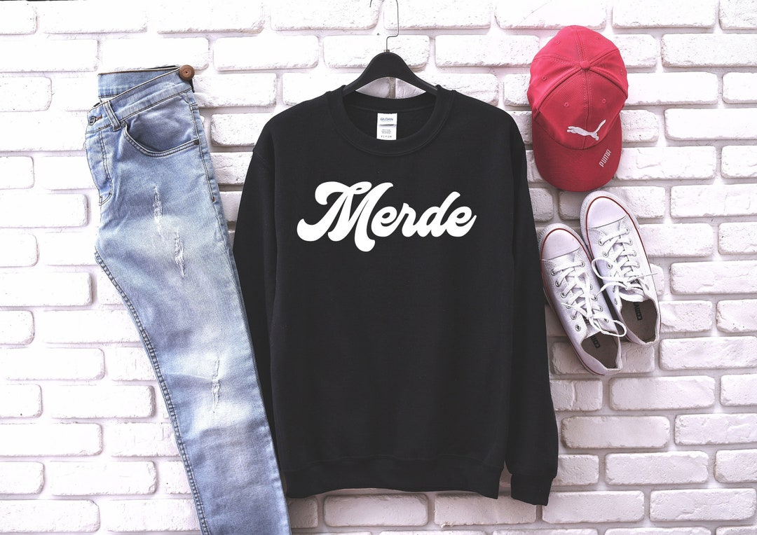 Merde Tee,french Shirt, French Gift,france Shirt, Statement Shirt ...