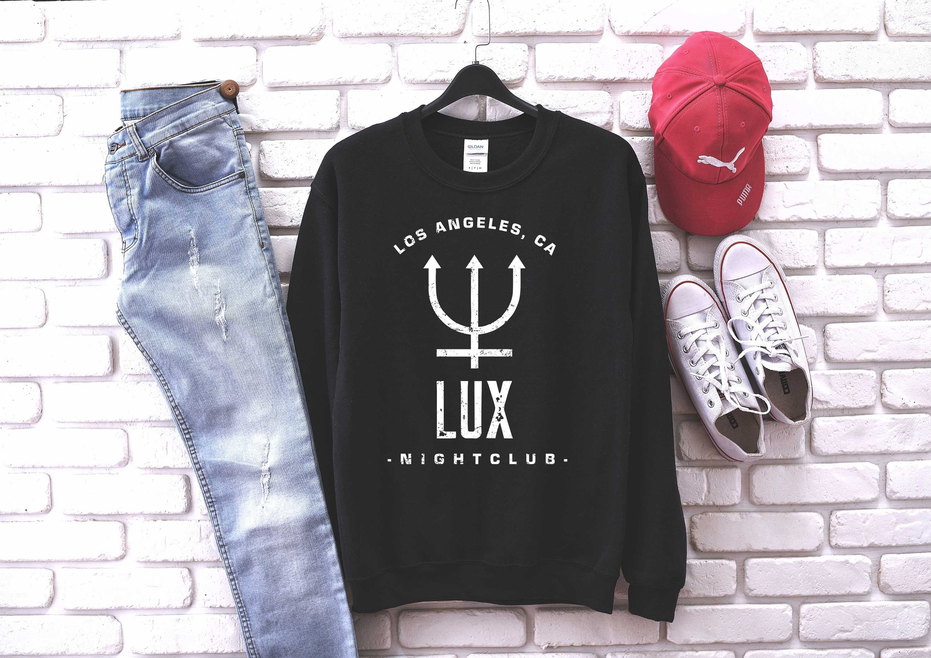Lux Night Club Los Angeles Sweatshirt, Lucifer Club Shirt, Lucifer ...
