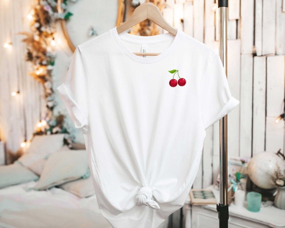 Cherry Tee Cherries T-shirt Foodie Shirt Fruit Shirt - Etsy