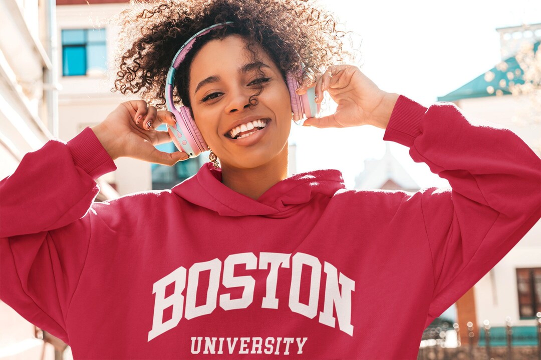Boston Hoodie,boston University Sweatshirt Boston University Boston ...