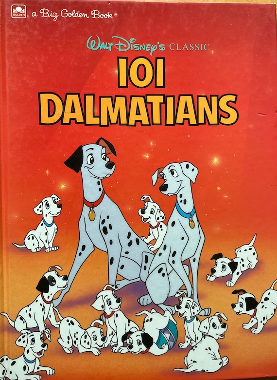 Walt Disney's Classic 101 Dalmatians a Big Golden Book - Etsy