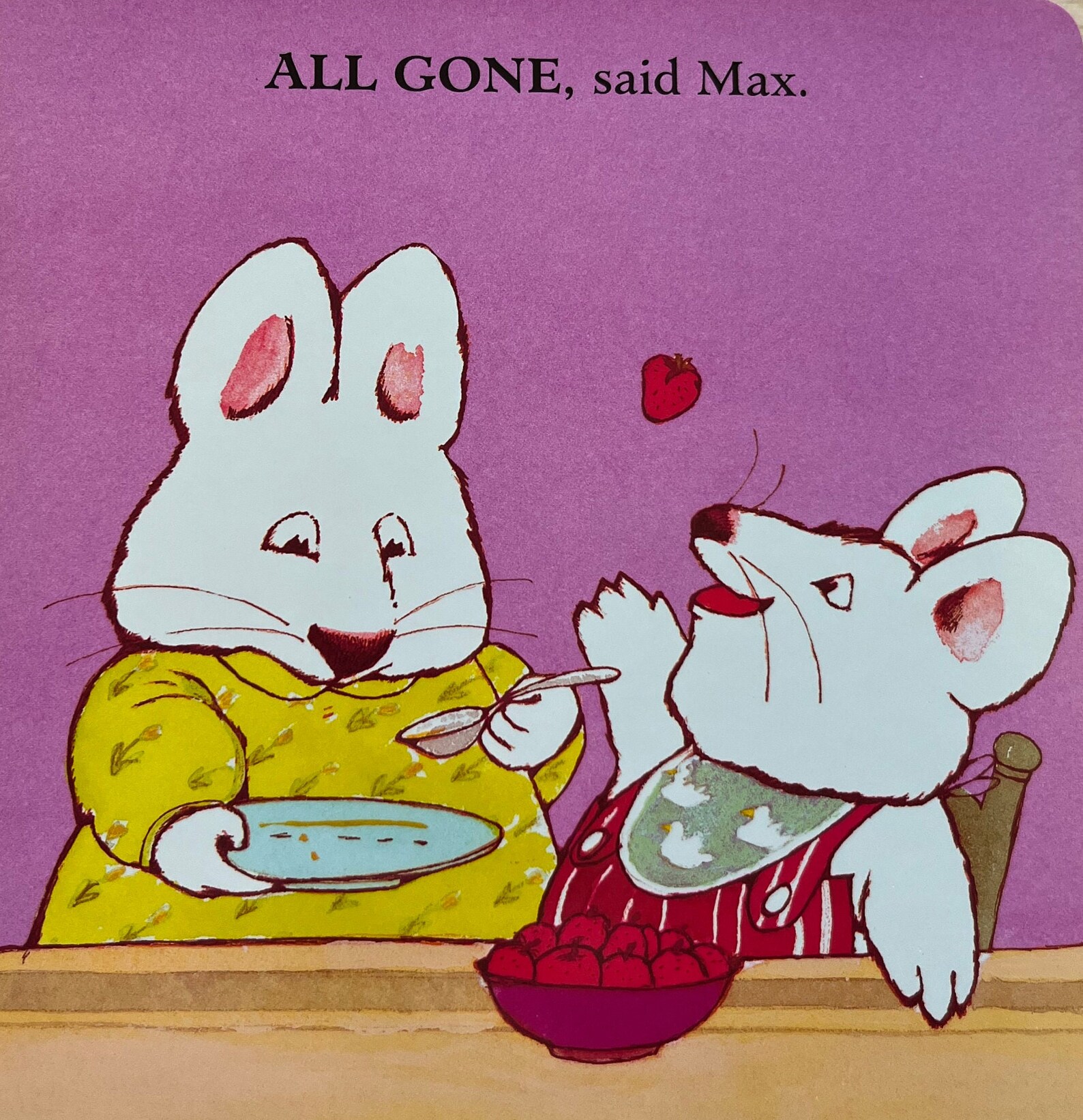Max's Breakfast by Rosemary Wells (board Book) - Etsy