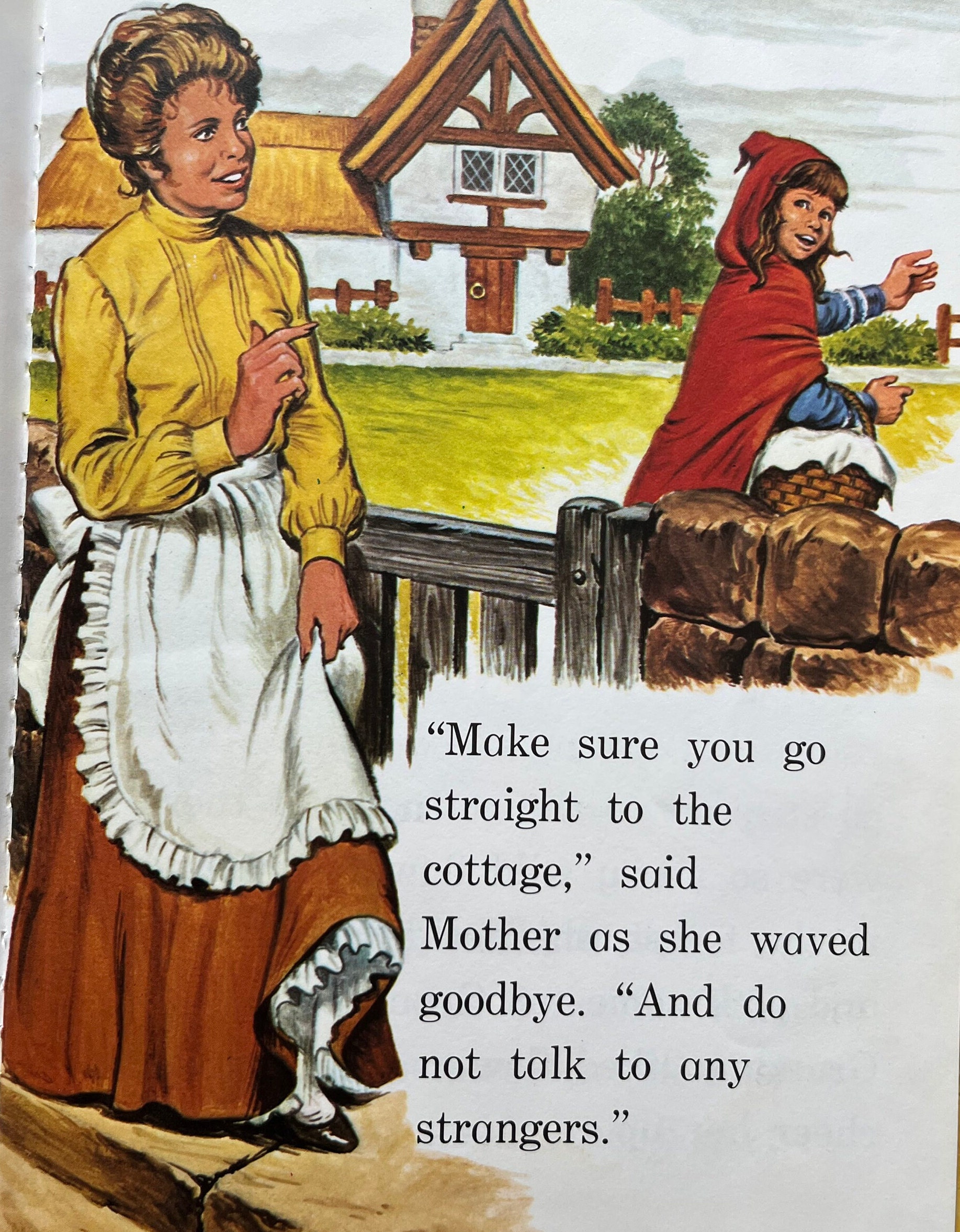 Little Red Riding Hood large Type for First Readers, Hardcover - Etsy