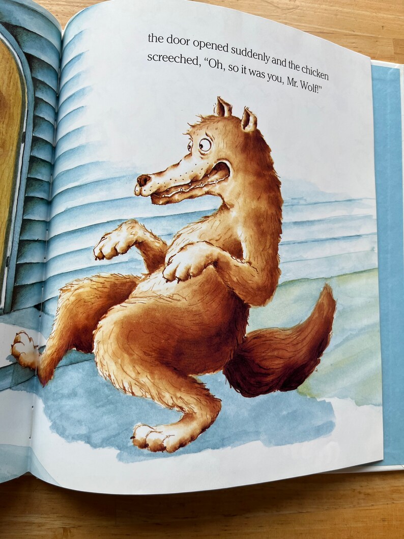 The Wolf's Chicken Stew by Keiko Kasza hardcover - Etsy