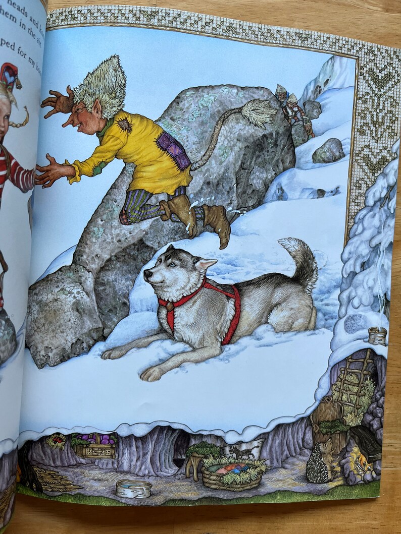 Trouble With Trolls by Jan Brett - Etsy