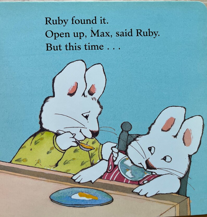 Max's Breakfast by Rosemary Wells (board Book) - Etsy