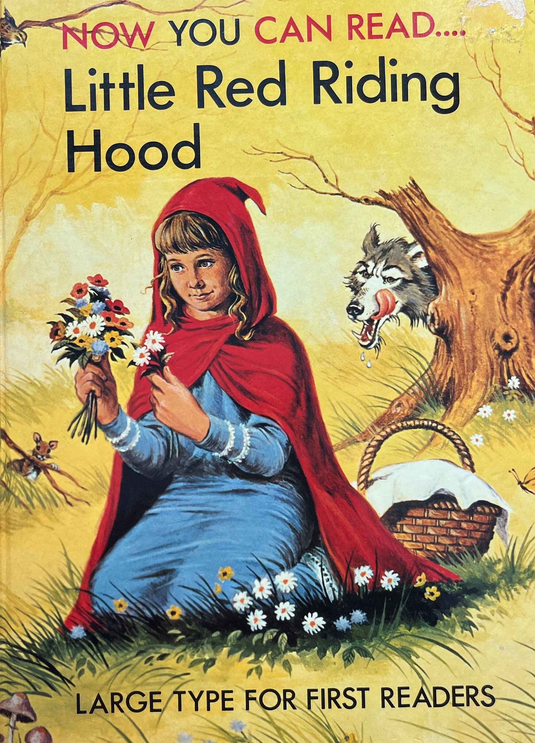 Little Red Riding Hood (large Type for First Readers, Hardcover) - Etsy