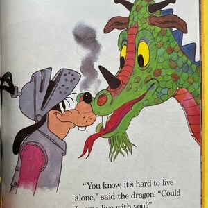 Walt Disney's Sir Goofy and the Dragon (hardcover) - Etsy