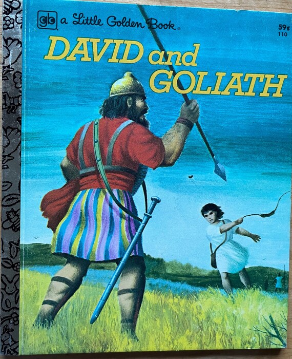 David and Goliath a Little Golden Book - Etsy