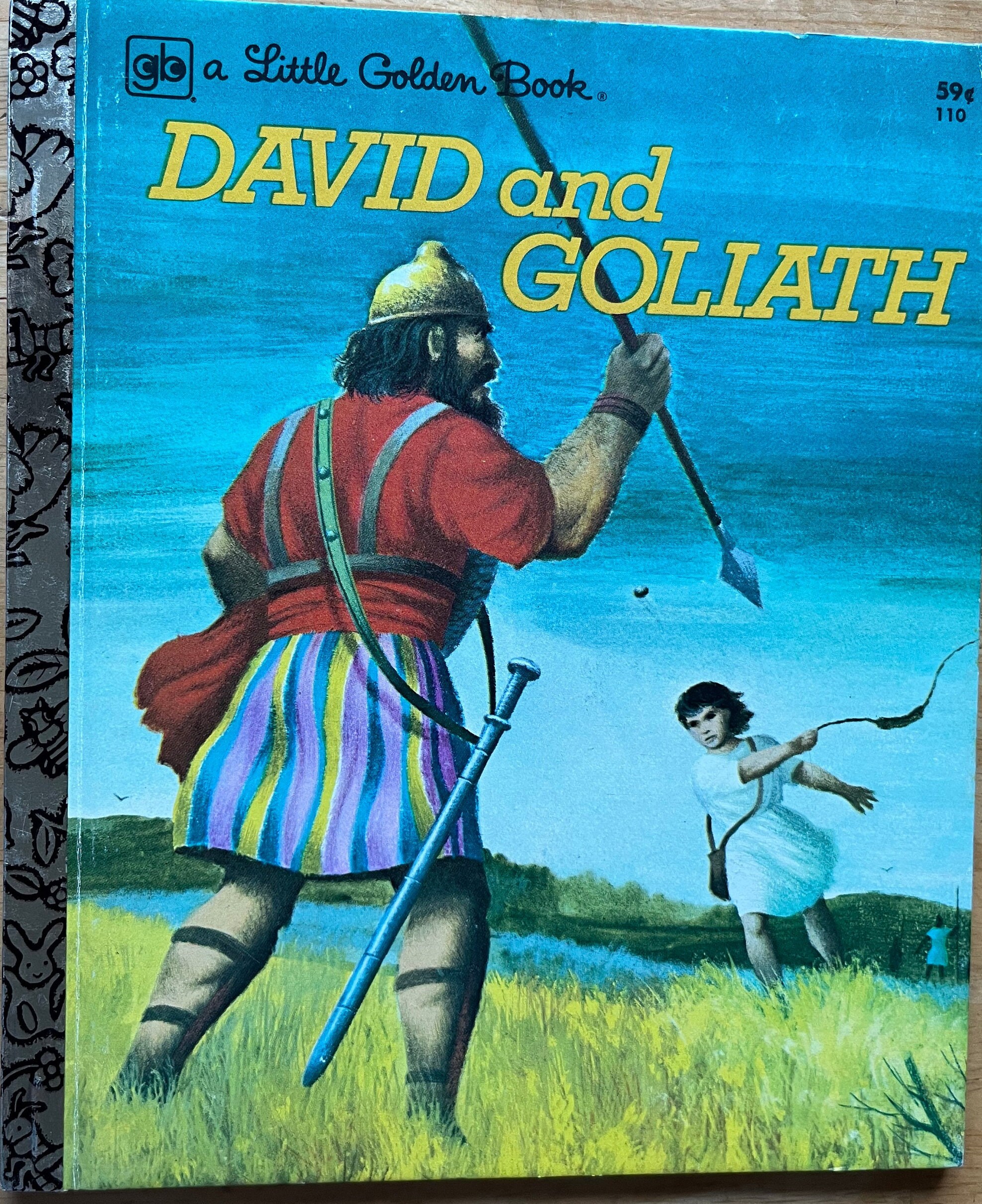 David and Goliath a Little Golden Book - Etsy