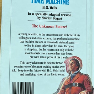 The Time Machine by H.G. Wells great Illustrated Classics - Etsy