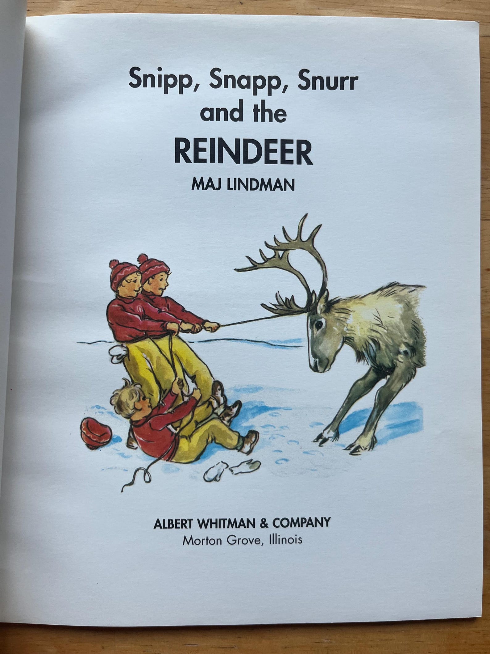 Snipp, Snapp, Snurr and the Reindeer - Etsy