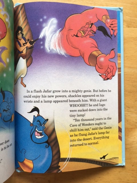 Disney's Aladdin (hardcover) - Etsy