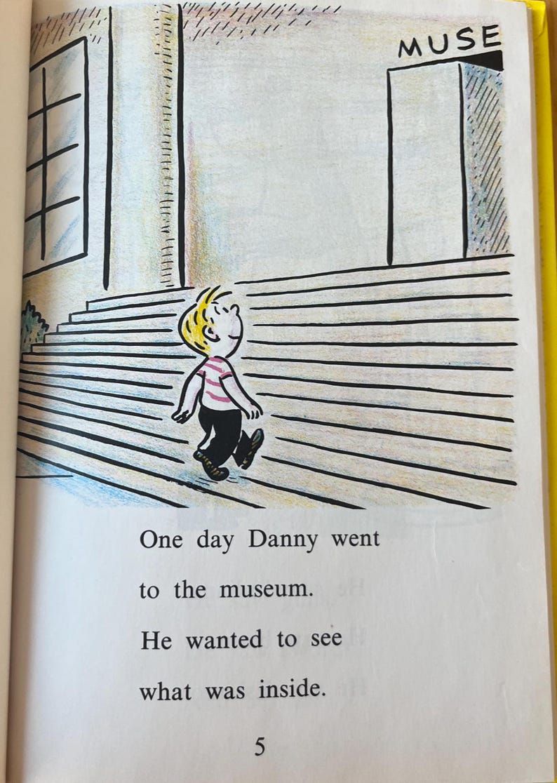 Danny and the Dinosaur Story by Syd Hoff (hardcover, an I Can Read Book ...