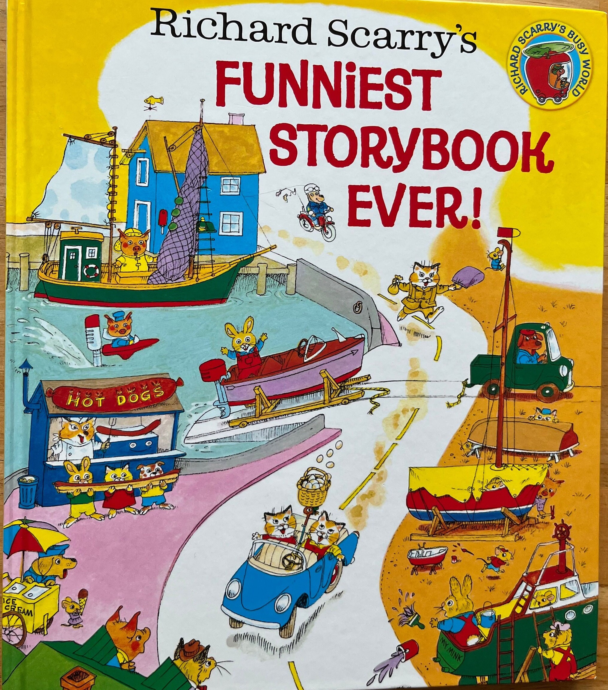 Richard Scarry's Funniest Storybook Ever hardcover - Etsy