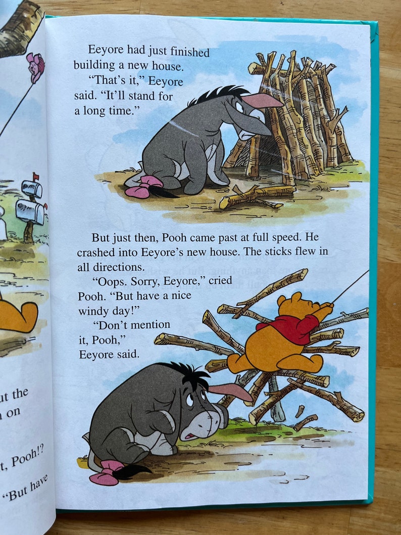 Disney's Winnie the Pooh and the Windy Day (hardcover) - Etsy